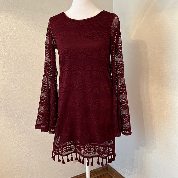 Gianni Bini | Dresses | Boho Lace Mini Dress | Poshmark